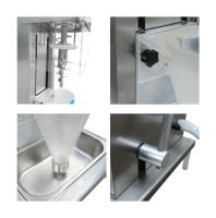 China Easy Operation Labor Saving Swirl Fruits Ice Cream Mixing Machine Stainless Steel Body for sale