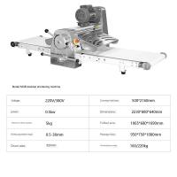 China Industrial Electric Dough Laminating Fondant Roller Machine for Hotel 1775*730*640mm for sale