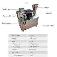 China 4800-8000 Pieces/h 110KG Stainless Steel Dumpling Machine with Easy Operation Commercial Samosa Maker for sale