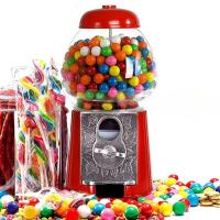 China Get Your Candy Fix with Candy Automatic Vending Machine Elastic Plastic Ball Included for sale