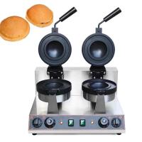 China Electric Double Head Hamburger Press Machine for Perfectly Formed Gourmet Burgers for sale