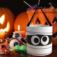 China Kids Halloween Trick Or Treat Candy Bucket Bag with LOGO Printing and Customized Design for sale