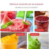 China 74 KG Automatic Slush Machine for Beverage Ice and Snow Mixing Cooling Method Cooled for sale