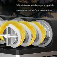 China 74 KG Double Cylinder Smoothie Slush Soft Ice Cream Machine Enhance Your Hotel's Menu for sale