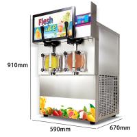 China Commercial Slushie Certificate Ice Slush Machine for Smoothie Margarit Slushy at Bar for sale