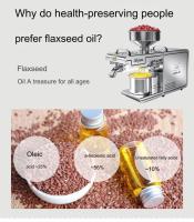 China Food Grade Stainless Steel 304 Screw Oil Press Machine with Powerful 0.75KW Motor for sale