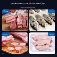 China Electric Cow Beef Frozen Meat And Bone Band Saw Cutter Cutting Machine Meat Process Equpiment for sale