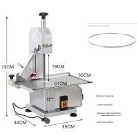 China Meat Process Equipment 2024 Sell Like Hot Cakes Bone Saw Machine for Frozen Animal Bone for sale