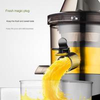 China 82MM Stainless Steel Cold Press Slow Screw Home Fruit Juicer for Big Capacity Juicing for sale
