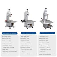 China Commercial Industrial Meat Plant Electric Butcher Frozen Meat Cutting Bone Saw Machine for sale