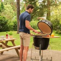 China Smoke-free Indoor Barbecue Ceramic Grill 18 Inch with Long Service Life at Great for sale