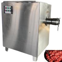 China 380V Industrial Refrigirated Meat Grinder Stainless Steel Electric Meat Bone Grinder for sale