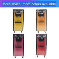 China Automatic Dual Compressor Stainless Steel Commercial Ice Cream Maker for Snack Food for sale