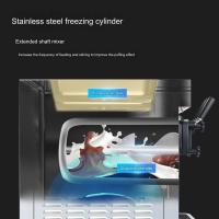 China Commercial Automated Table Top 3 Flavors Soft Serve Ice Cream Machine 480*560*720mm for sale
