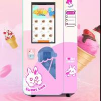 China 220V 320kg Self-service Smart Ice Cream Vending Machine for Quick and Easy Treats for sale