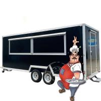 China 12ft Fully Catering Food Truck with Han Burger and Full Restaurant Kitchen Equipments for sale