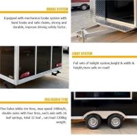 China 12ft Fully Catering Food Truck with Han Burger and Full Restaurant Kitchen Equipments for sale