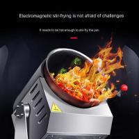 China Stainless Steel Fully Automatic Stir Frying Robot with Even Heating and 1-17L Capacity for sale