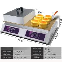 China Temperature Range 0-260 Degrees Commercial Waffle Maker for Bread Bakery Efficiency for sale