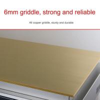China Deck 8mm All Copper Griddle Electric Waffle Maker with Easy Operation and Advantage for sale