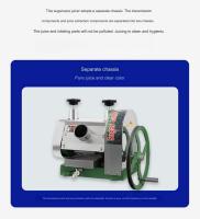 China Home Sugar Cane Juicer with 18-50L/H Production Capacity and Stainless Steel Material for sale