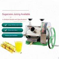 China Home Sugar Cane Juicer with 18-50L/H Production Capacity and Stainless Steel Material for sale