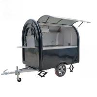 China Europe Customized Concession Bubble Tea Coffee Vending Cart Fully Equipped Food Truck for sale