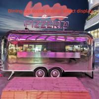 China Multiple Styles Germany Food Truck Mobile Cafe for Retail Market 220v Voltage Option for sale