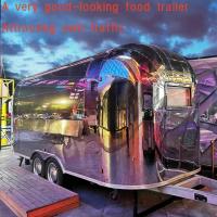 China Full Functioning Food Truck Customizable and 3.5*2.1*2.4M Food Service Kiosk in Europe for sale