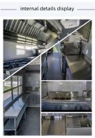 China Large Capacity Food Truck Trailer Customized for Outdoor Fast Food Sale for sale