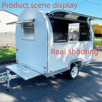 China Large Capacity Food Service Kiosk European Style Food Truck Trailer with Full Kitchen for sale