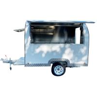 China 220v Voltage European Style Towable Food Trailer with Variety of Customizable Options for sale