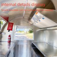 China Full Kitchen Food Truck Trailer High Capacity for Integrated Design Food Service Kiosk for sale