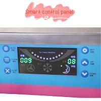 China High Productivity Soft Serve Ice Cream Machine 3 Flavor for Food Shop 504*705*1177mm for sale