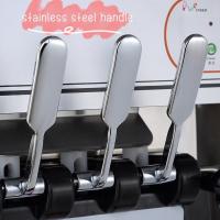 China High Productivity Soft Serve Ice Cream Machine 3 Flavor for Food Shop 504*705*1177mm for sale
