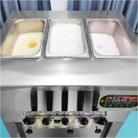 China Soft Serve Ice Cream Machine with 304 Food Grade Stainless Steel and Five Flavors for sale
