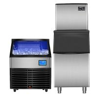 China Commercial Ice Cream Machine with Stainless Steel Body and 20KG Ice Storage Capacity for sale