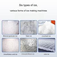 China Commercial Ice Cream Machine with Stainless Steel Body and 20KG Ice Storage Capacity for sale