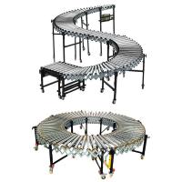 China Flexible Expandable Gravity Roller Conveyor for Conveying and Material Transmission for sale