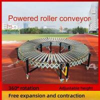 China 40 t/h Conveying Capacity Flexible Expandable Roller Conveyor for Your Requirements for sale
