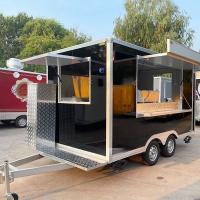 China Customized Water System Mobile Food Truck Kitchen Van Concession Trailer for Tacos Coffee Cart Restaurant for sale