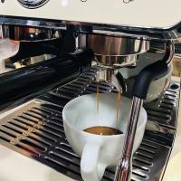 China 40*36*34* Professional Espresso Maker with Adjustable Four-Hole Steam and Milk Frother for sale