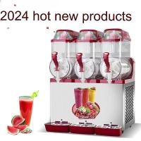 China Commercial Slush Vending Machine with 304 Stainless Steel and Food Grade PVC Cylinder for sale