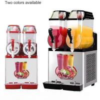 China 304 Stainless Steel Home Slush Machine with One-Click Cleaning and 3 Frozen Beverage Tanks for sale