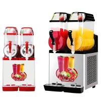 China Slush Maker Voltage 220-240v 12L/2*12L/3*12L Commercial Slush Machine Ice Frappe for sale