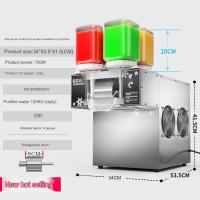 China Electric Power 750W Capacity Traditional Dessert Bingsu Machine Stainless Steel Body for sale