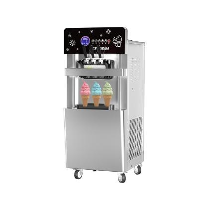 China Easy to Operate Soft Ice Cream Vending Machine for Snack Food 40L/H Output for sale