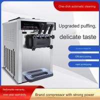 China Snack Food Must-Have Top Churning Ice Cream Machine with 6.0L*2 Material Tank Capacity for sale