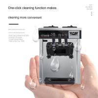 China Snack Food Must-Have Top Churning Ice Cream Machine with 6.0L*2 Material Tank Capacity for sale