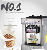 China Commercial Soft Ice Cream Maker Machine with Stainless Steel and Milk Raw Material for sale